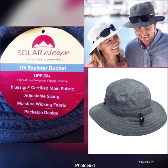 Solar Escape | Accessories | Solar Escape Uv Explorer Bucket Hat | Poshmark